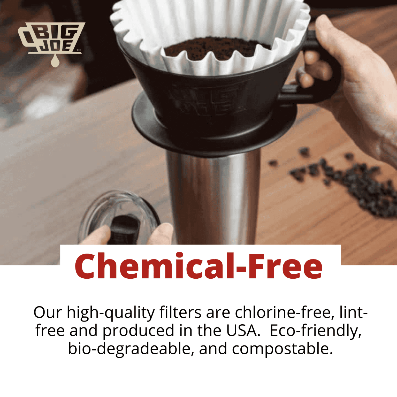 100 Big Joe Large Coffee Filters | Big Joe Coffee